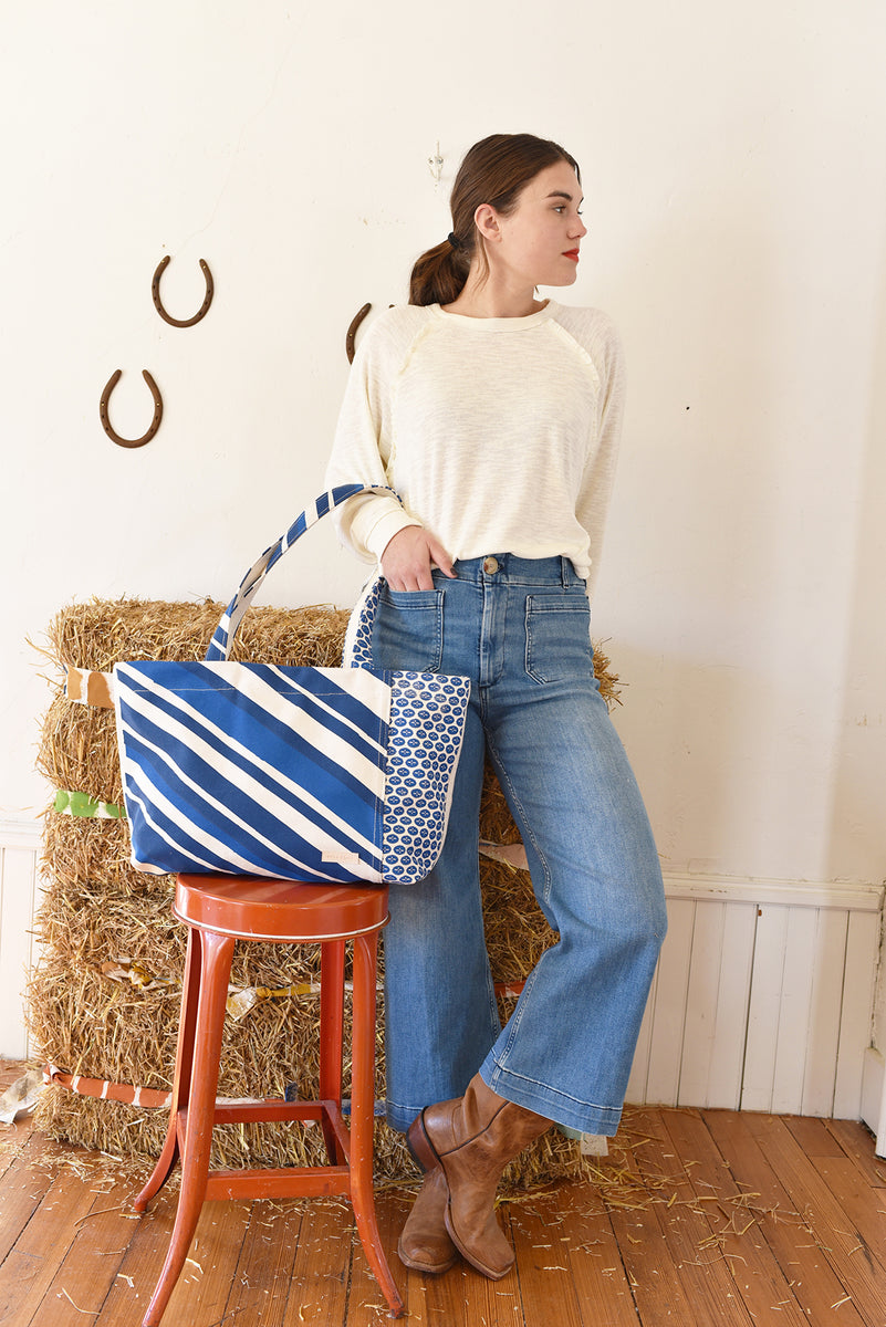 Mika Tote Bag - Vintage Stripe – erin flett