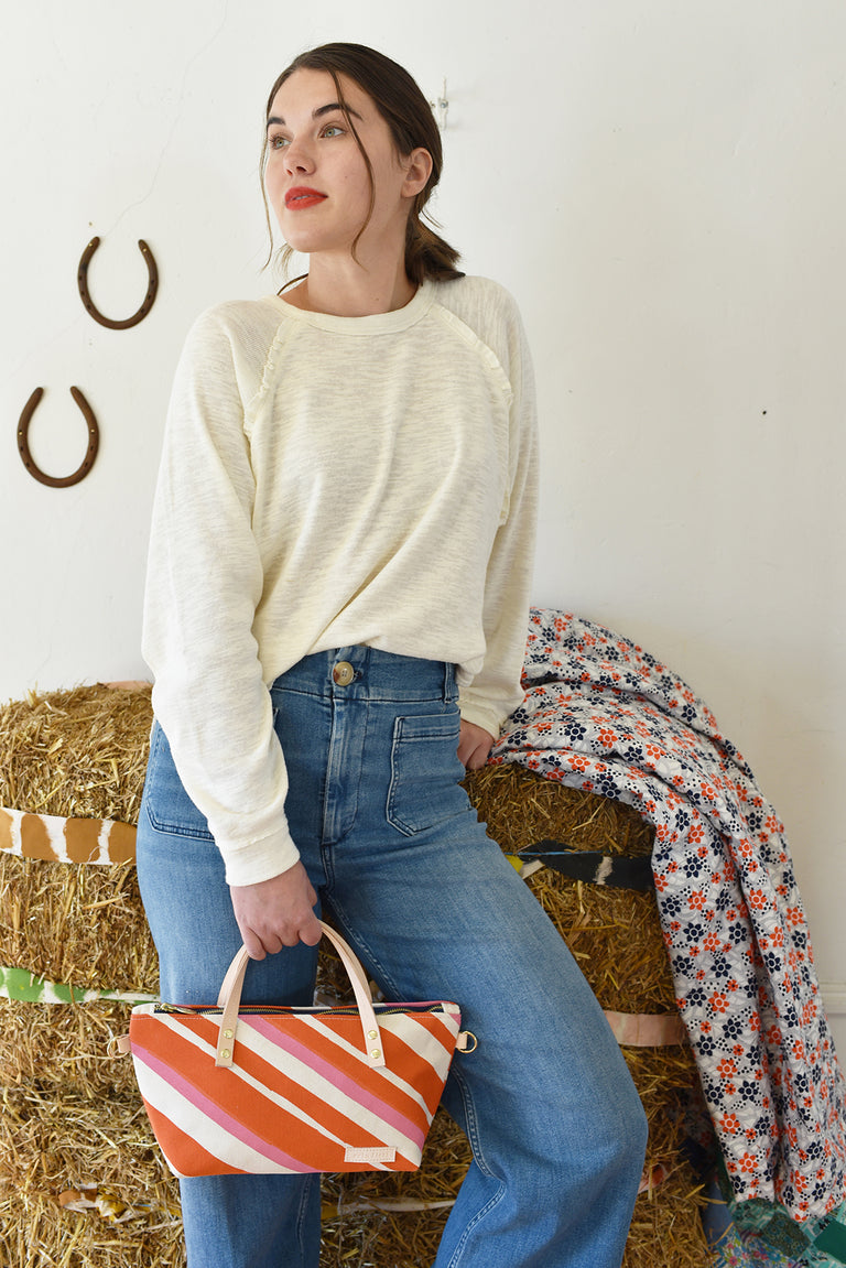 Satchel Bag - Vintage Stripe – erin flett